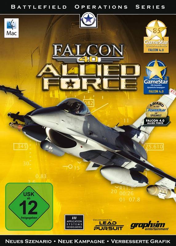 Application Systems Falcon 4.0 - Allied Force - Games MAC im Test