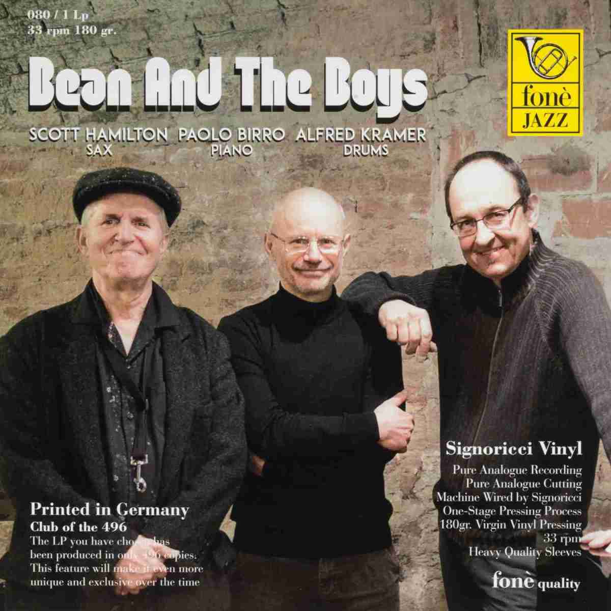 Test Schallplatte - Scott Hamilton, Paolo Birro, Alfred Kramer